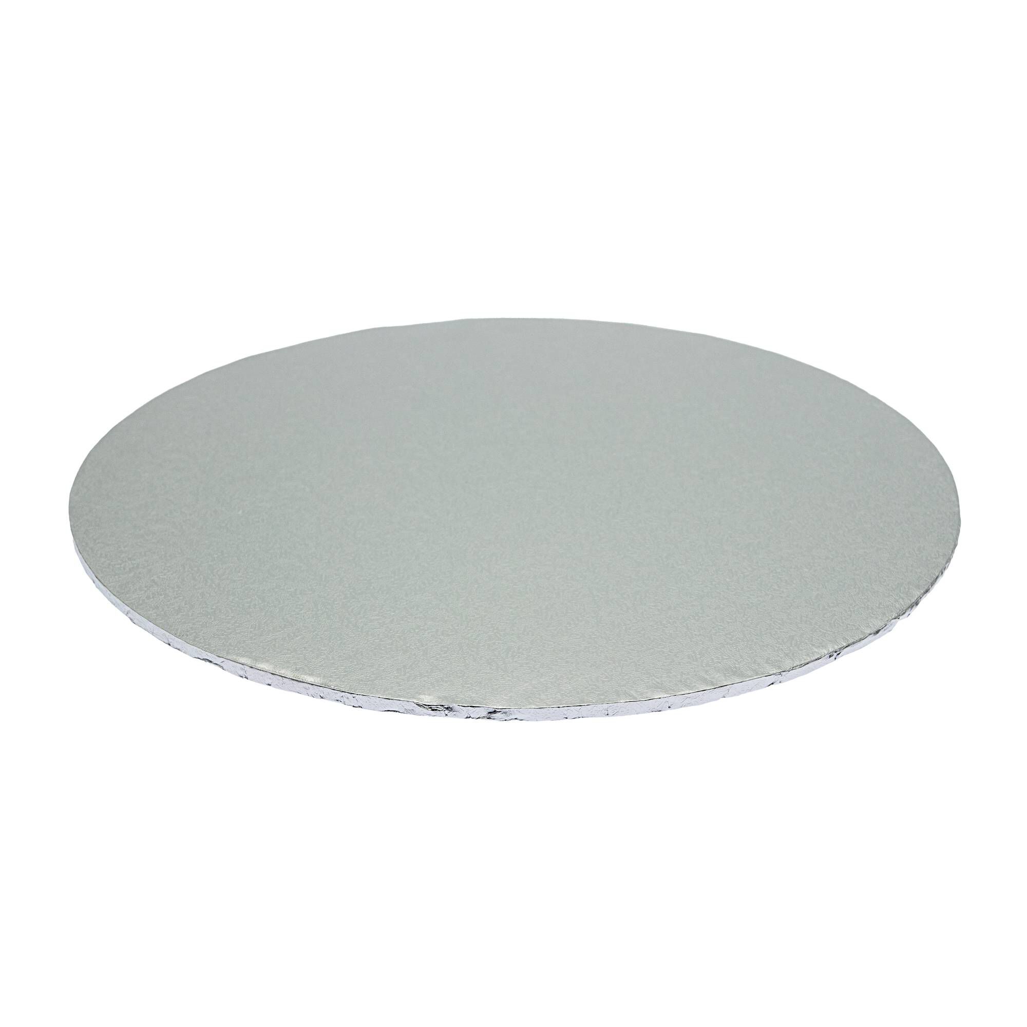 Silver Round Double Thick Card Cake Board 12 Inches | Hobbycraft