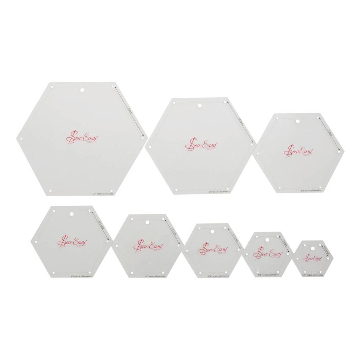 Sew Easy Mini Hexagon Template Set | Hobbycraft