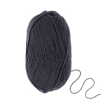 Women's Institute Dark Grey Home Grown DK Yarn 100g | Hobbycraft