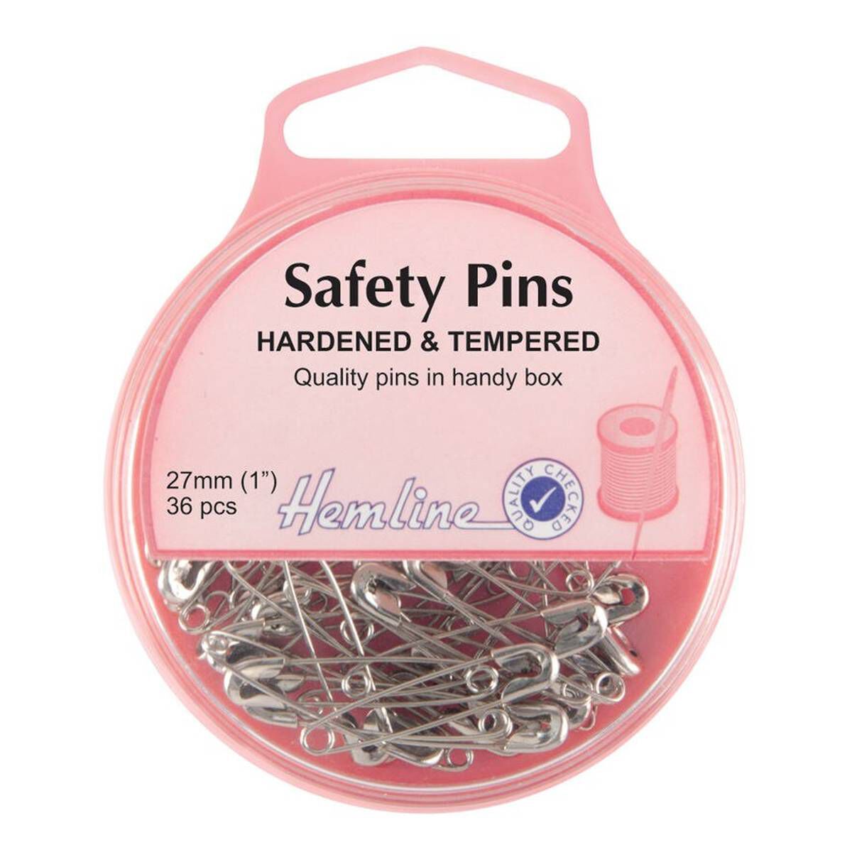 Hemline Safety Pins 36 Pack | Hobbycraft
