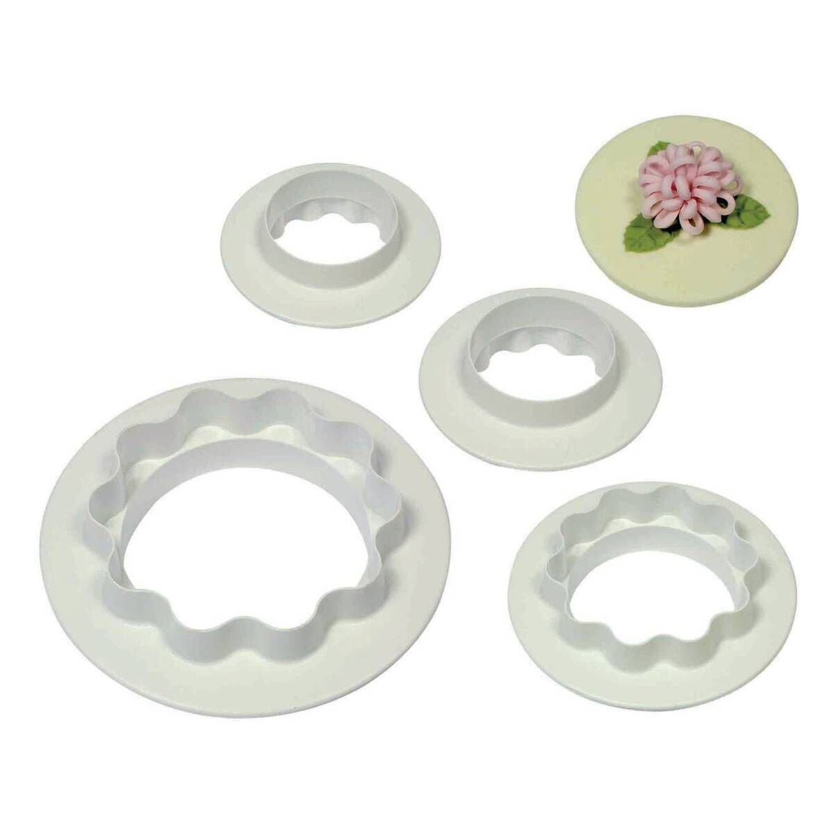 PME Round and Wavy Edge Cutters Set of 4 | Hobbycraft