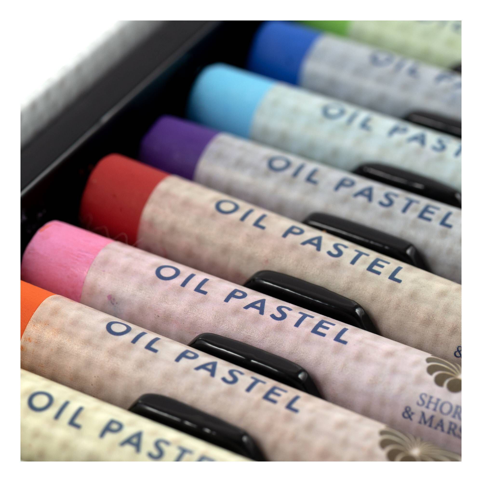 Shore & Marsh Oil Pastel Set 12 Pack | Hobbycraft
