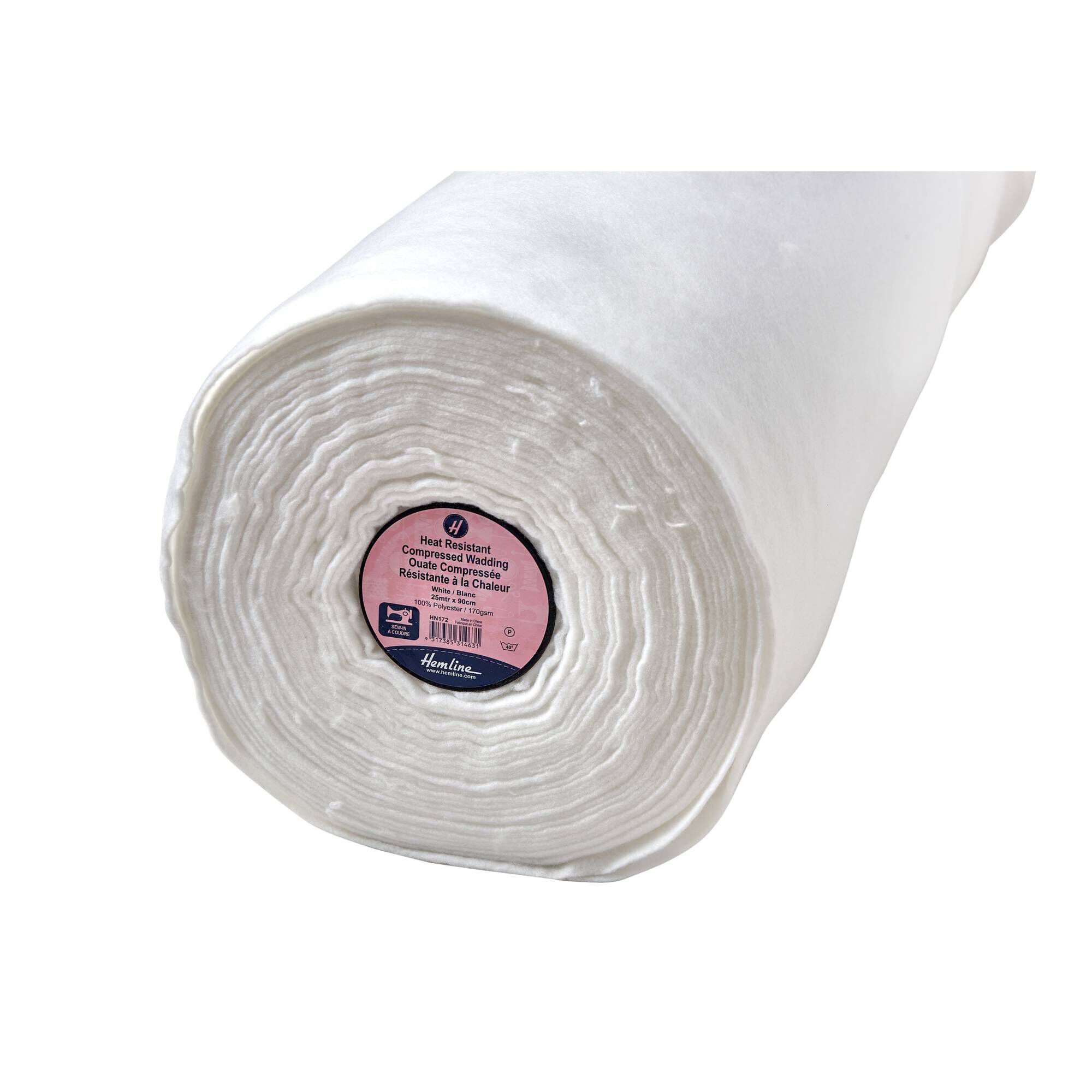 Hemline Sew-In Heat Resistant Compressed Wadding by the Metre | Hobbycraft