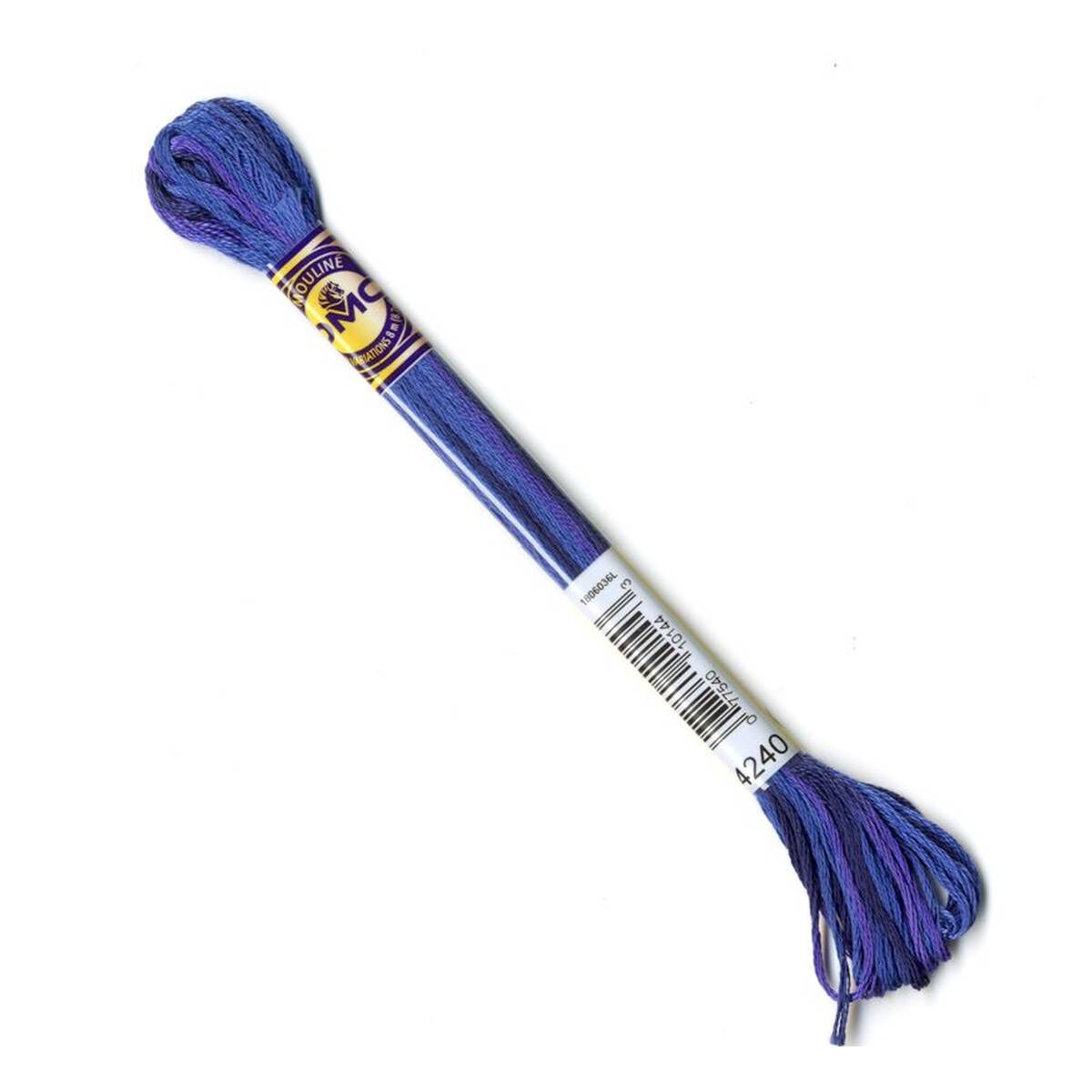 DMC Blue Mouline Variegated Cotton Thread 8m (4240) | Hobbycraft