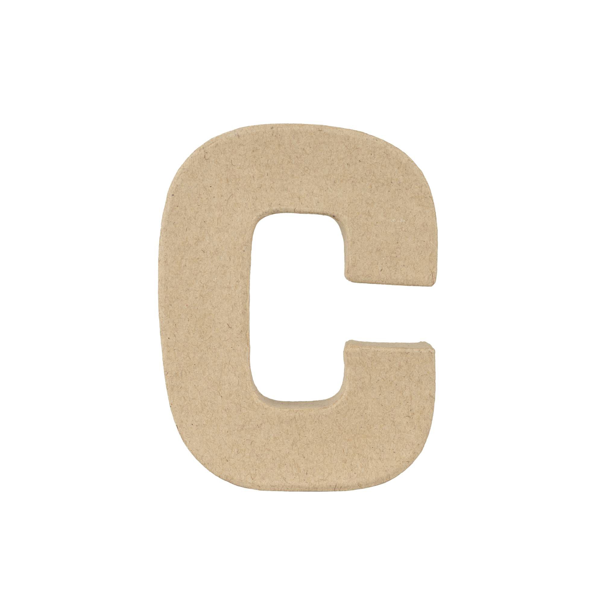 Mini Mache Letter C 10cm | Hobbycraft