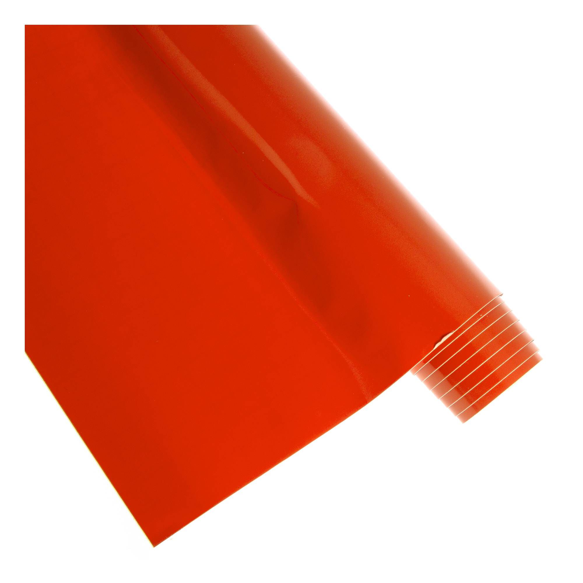 Orange Glossy Permanent Vinyl 12 x 48 Inches | Hobbycraft