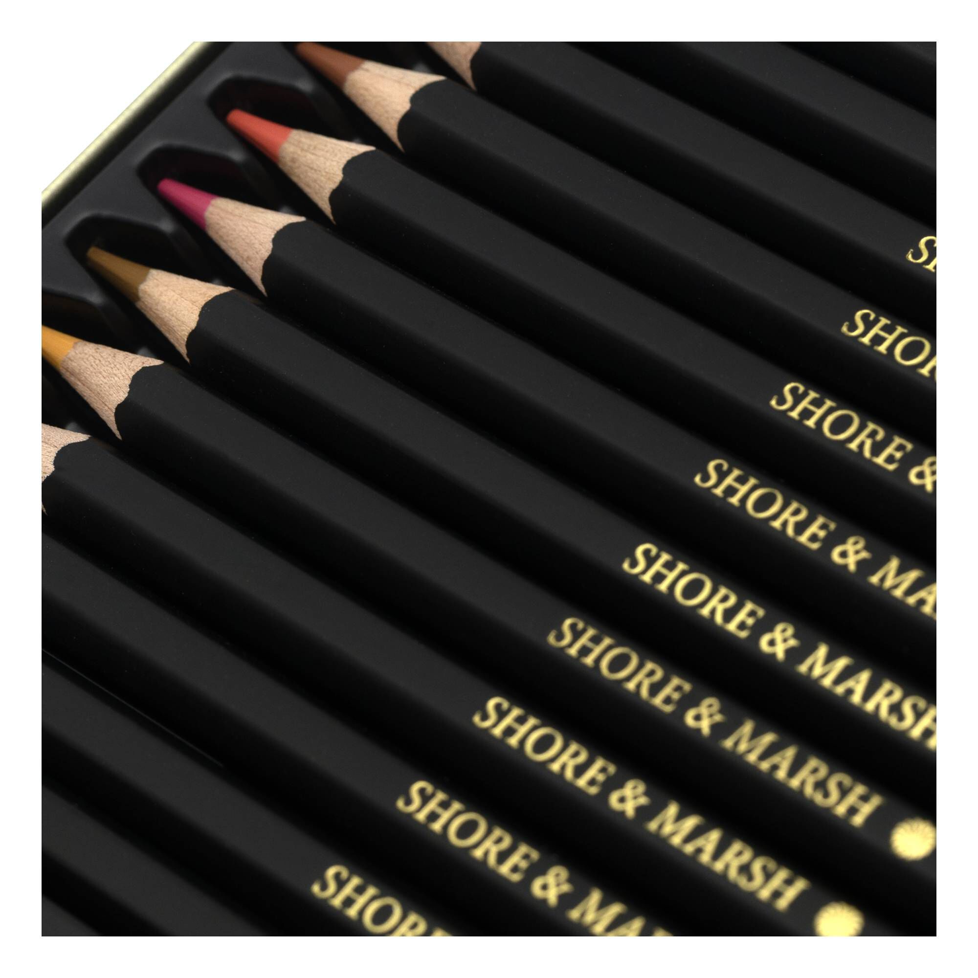 Shore & Marsh Skin Tone Colouring Pencils 12 Pack | Hobbycraft