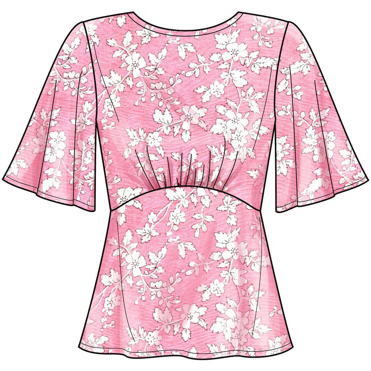 New Look Women's Flared Top Sewing Pattern N6656 | Hobbycraft