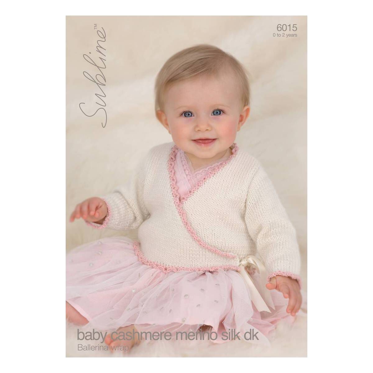 FREE PATTERN Sirdar Sublime Baby Cashmere Merino Silk DK Ballerina Wrap ...