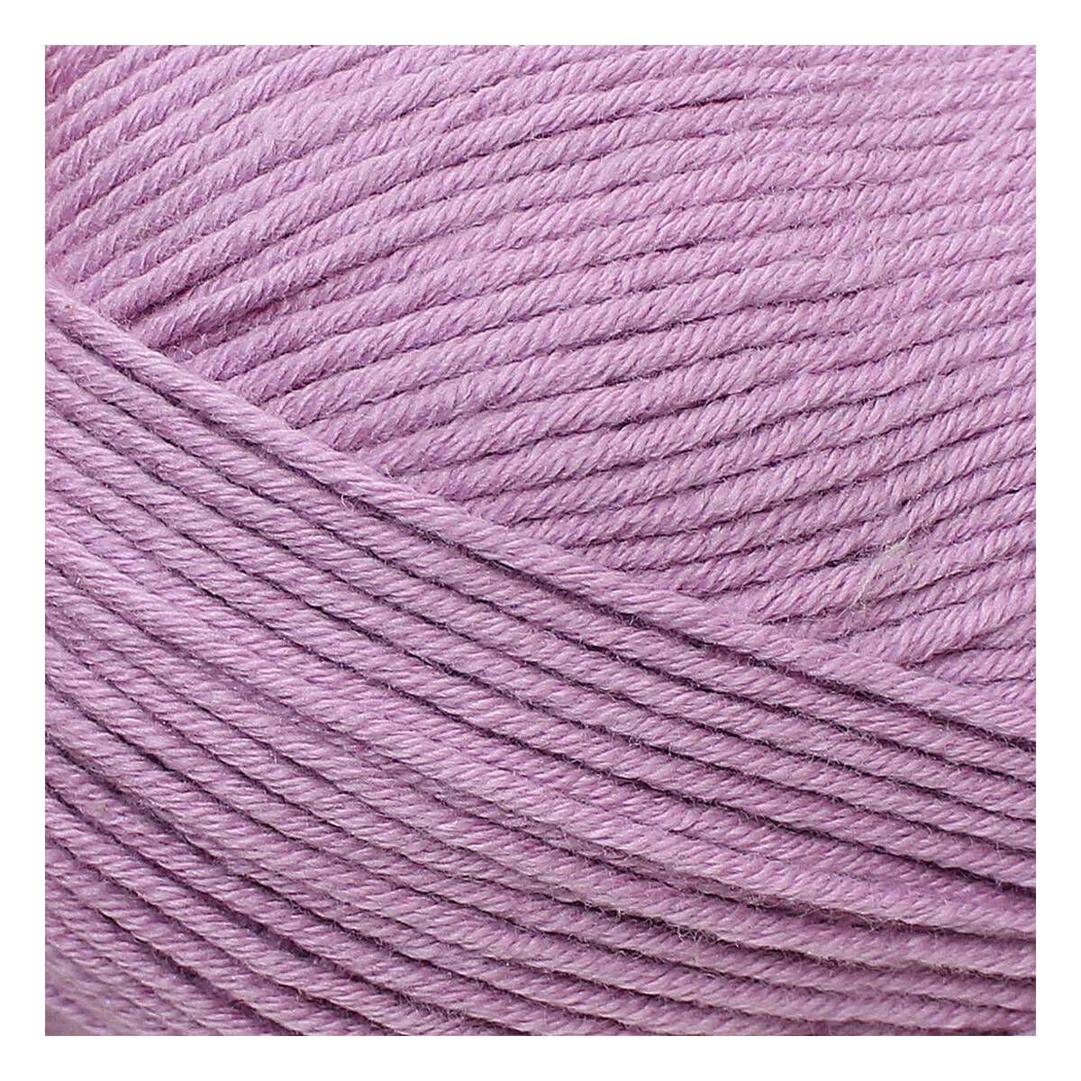 Knitcraft Lilac Cotton Blend Plain DK Yarn 100g | Hobbycraft