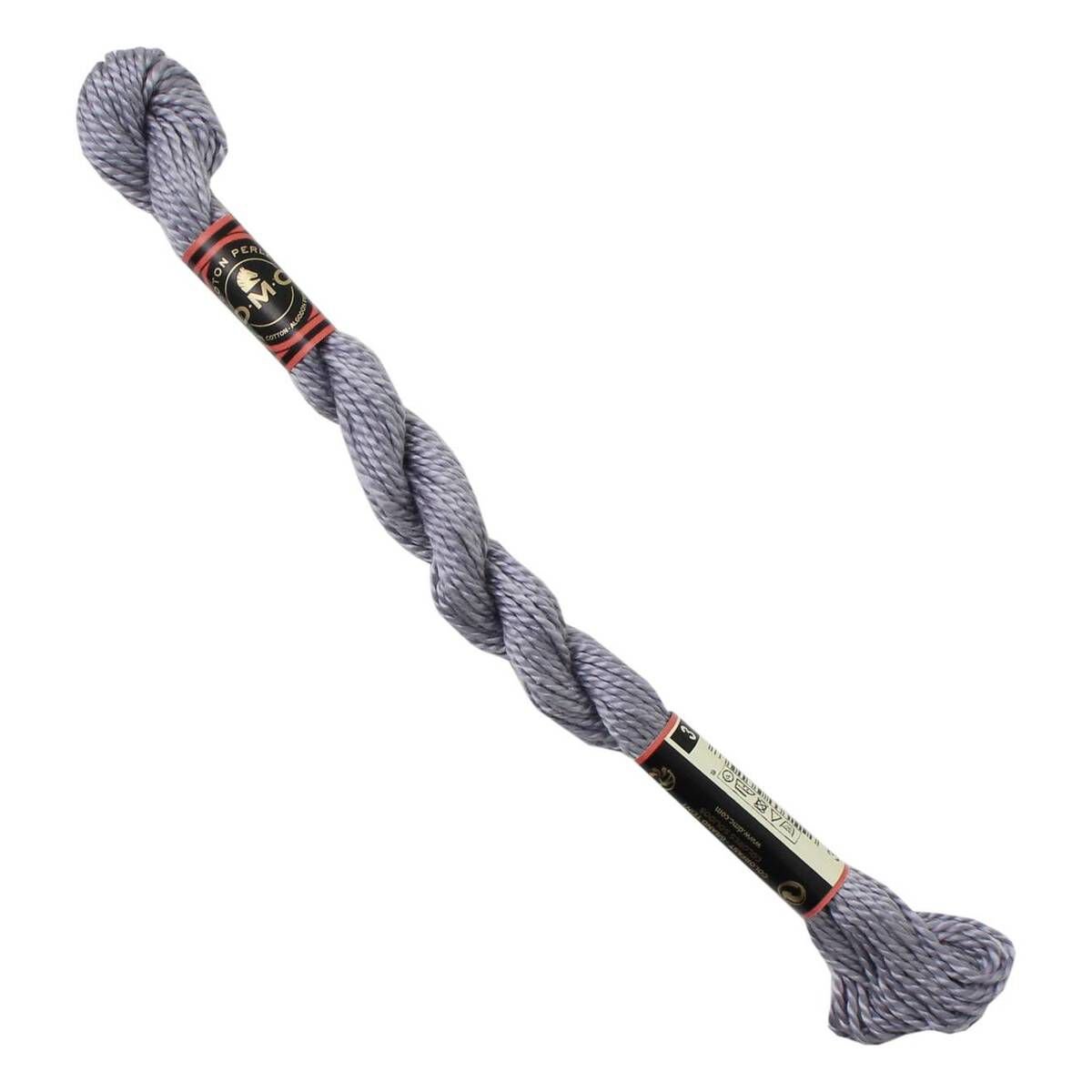DMC Grey Pearl Cotton Thread Size 3 15m (318) | Hobbycraft