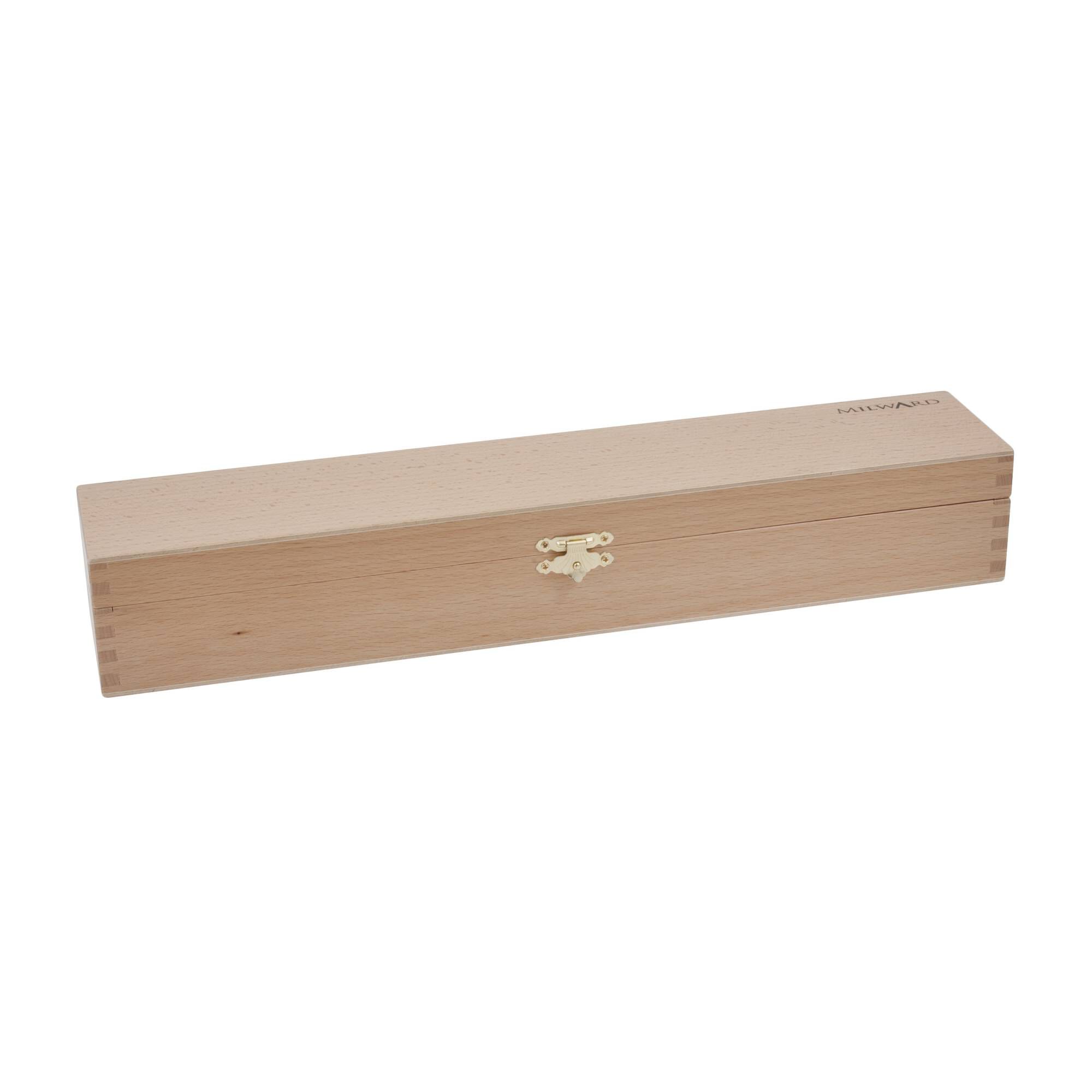 Beech Wood Knitting Pin Box 7cm x 43.5cm x 8cm | Hobbycraft