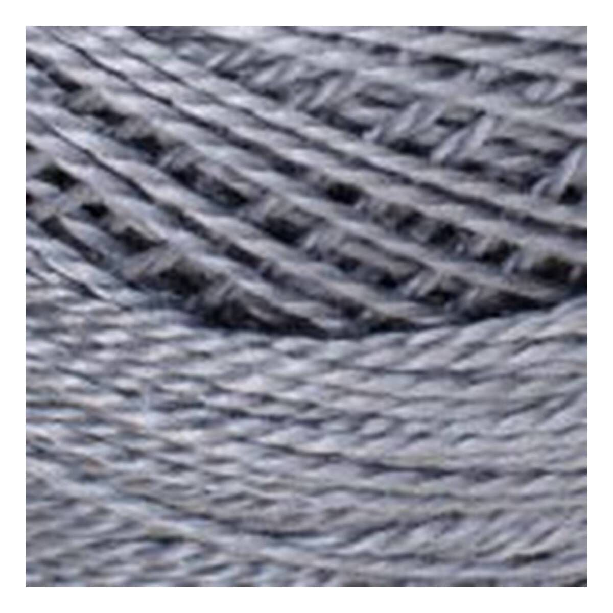 DMC Grey Pearl Cotton Thread on a Ball Size 8 80m (414) | Hobbycraft
