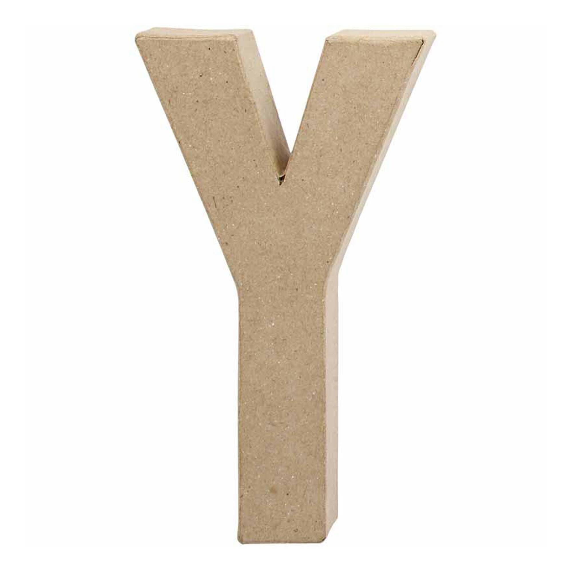 Mache Letter Y 20cm | Hobbycraft
