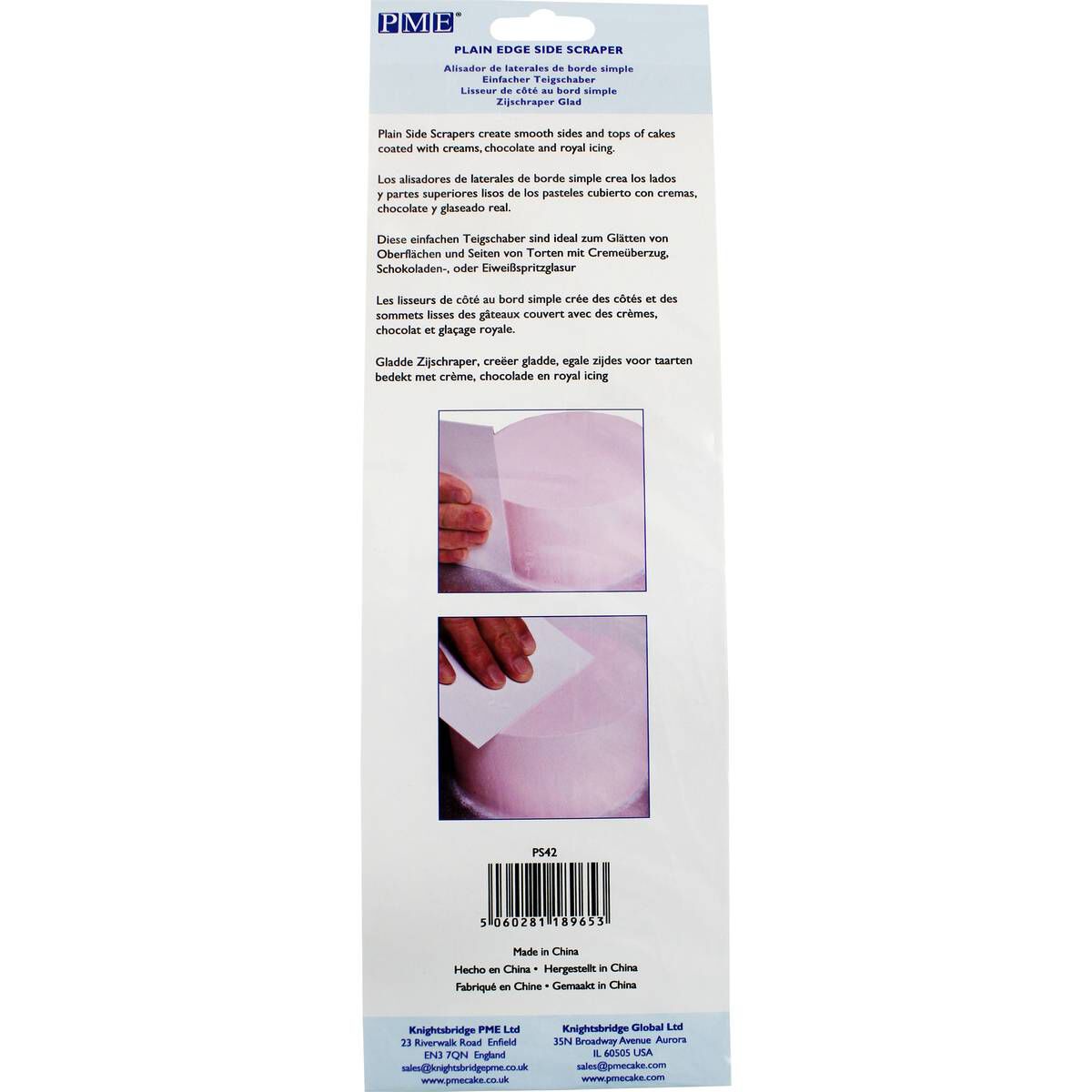 PME Extra Tall Side Scraper | Hobbycraft