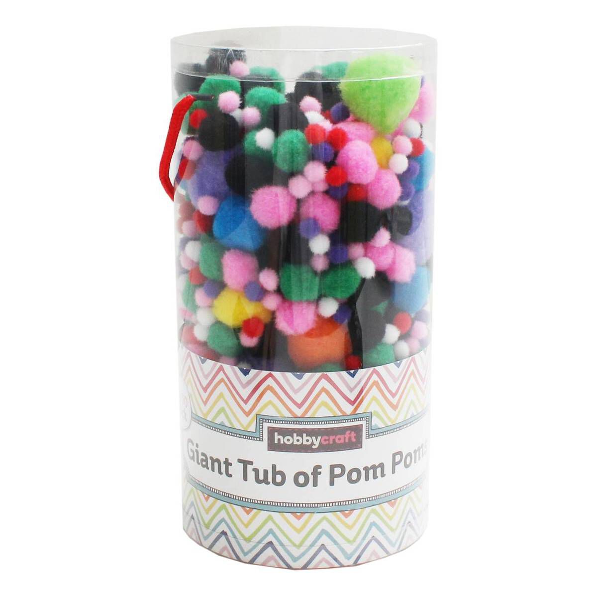 Giant Tub of Pom Poms 1000 Pack | Hobbycraft