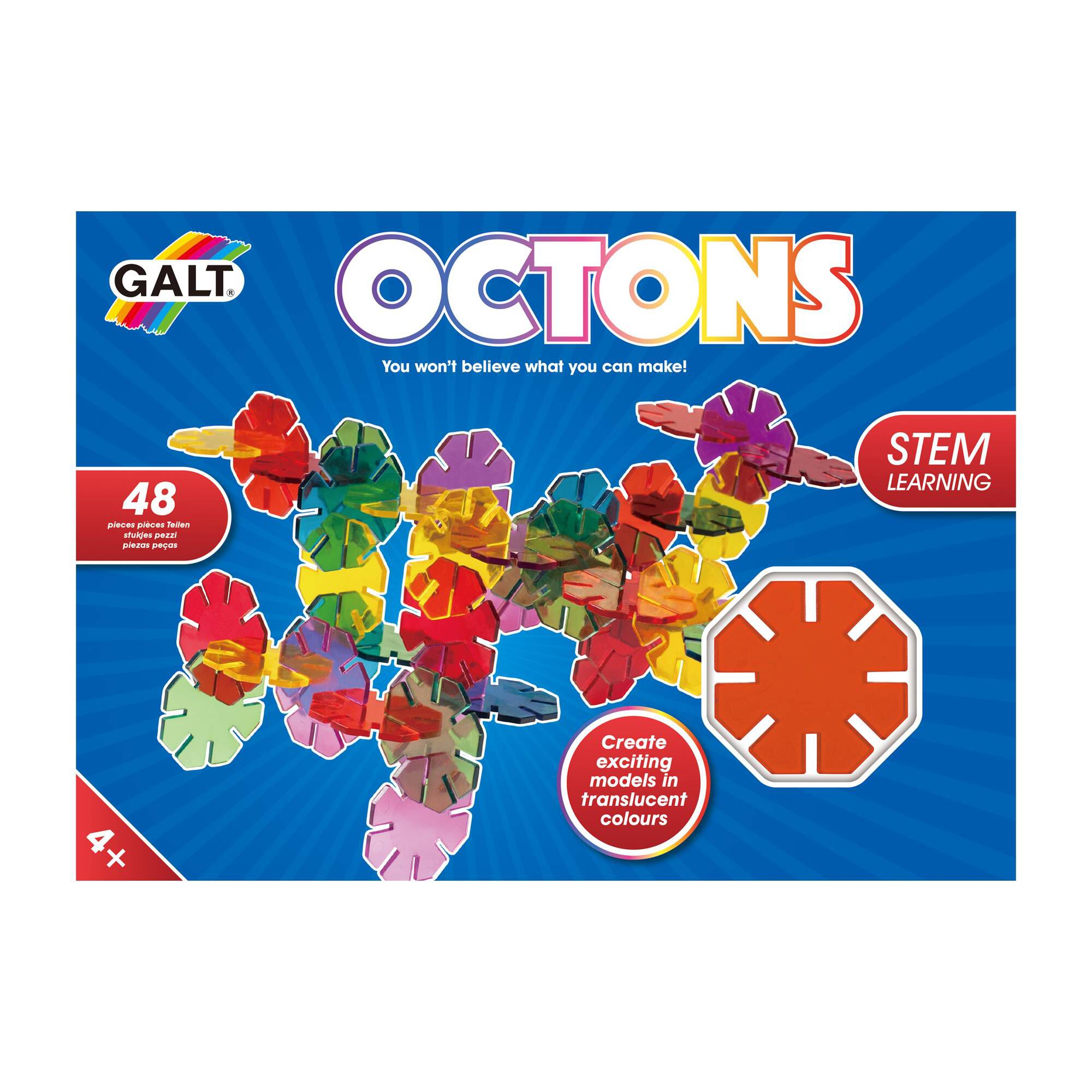 Galt Octons 48 Pieces | Hobbycraft