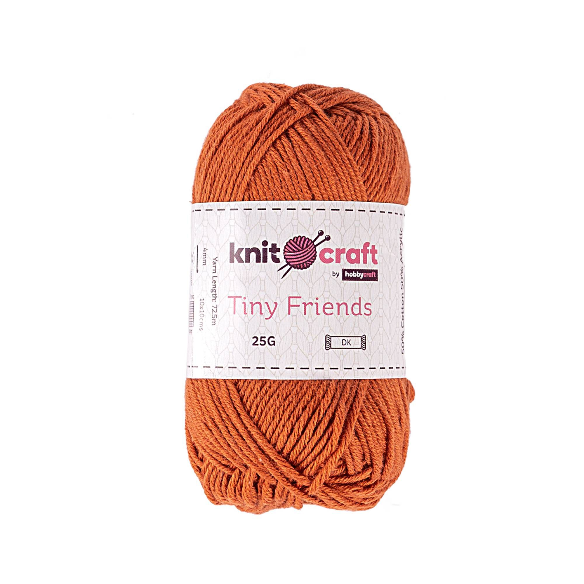 Knitcraft Rust Tiny Friends Yarn 25g | Hobbycraft