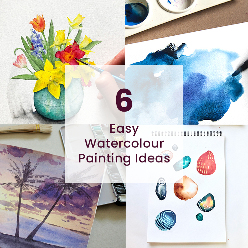 6 Easy Watercolour Painting Ideas | Hobbycraft