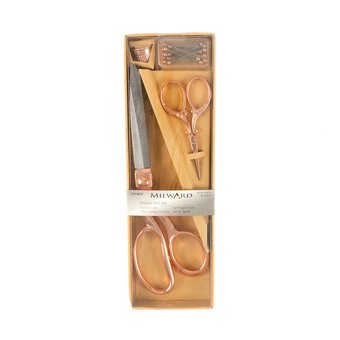 Milward Rose Gold Scissor Gift Set | Hobbycraft