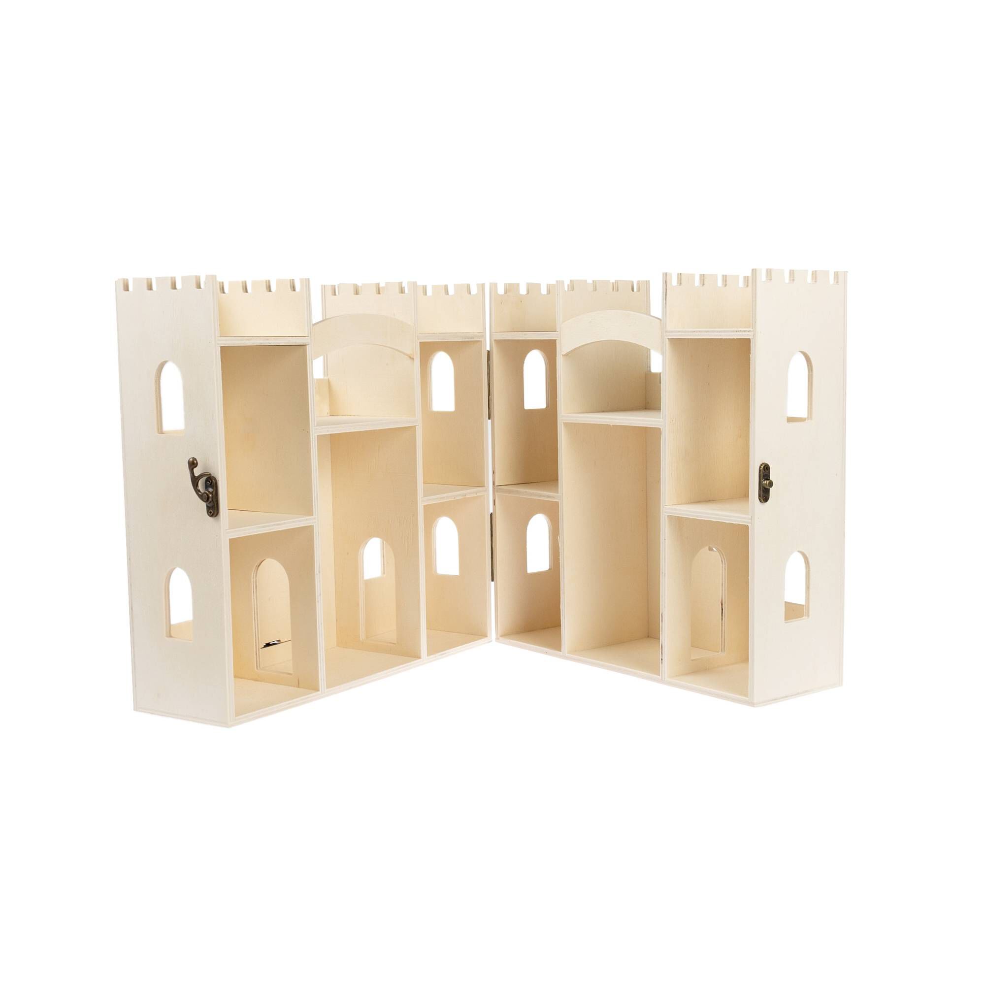 Wooden Play Castle 30cm x 19.5cm | Hobbycraft