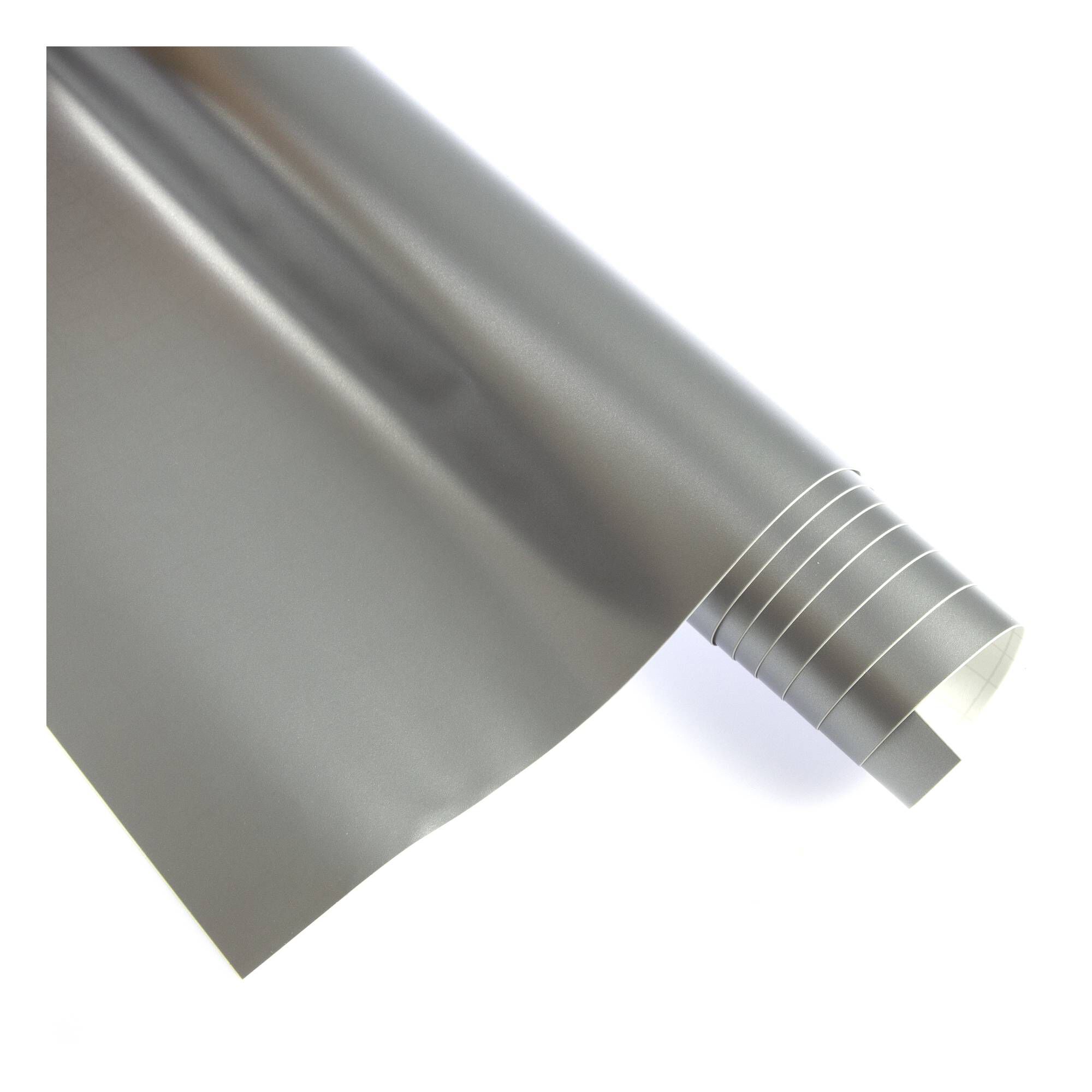 Silver Glossy Permanent Vinyl 12 x 48 Inches | Hobbycraft