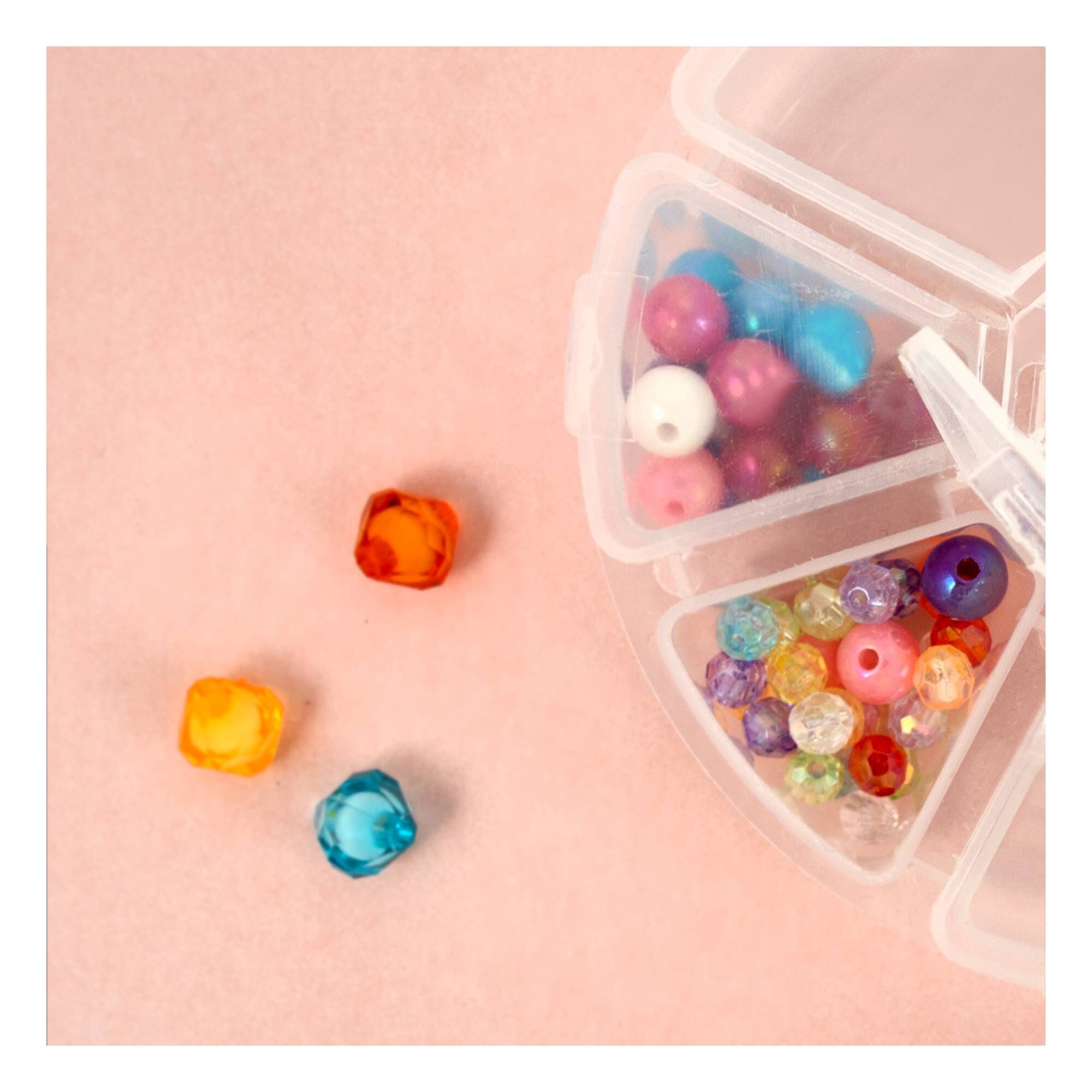 Small Bead Storage Box 10cm x 10cm x 2cm | Hobbycraft