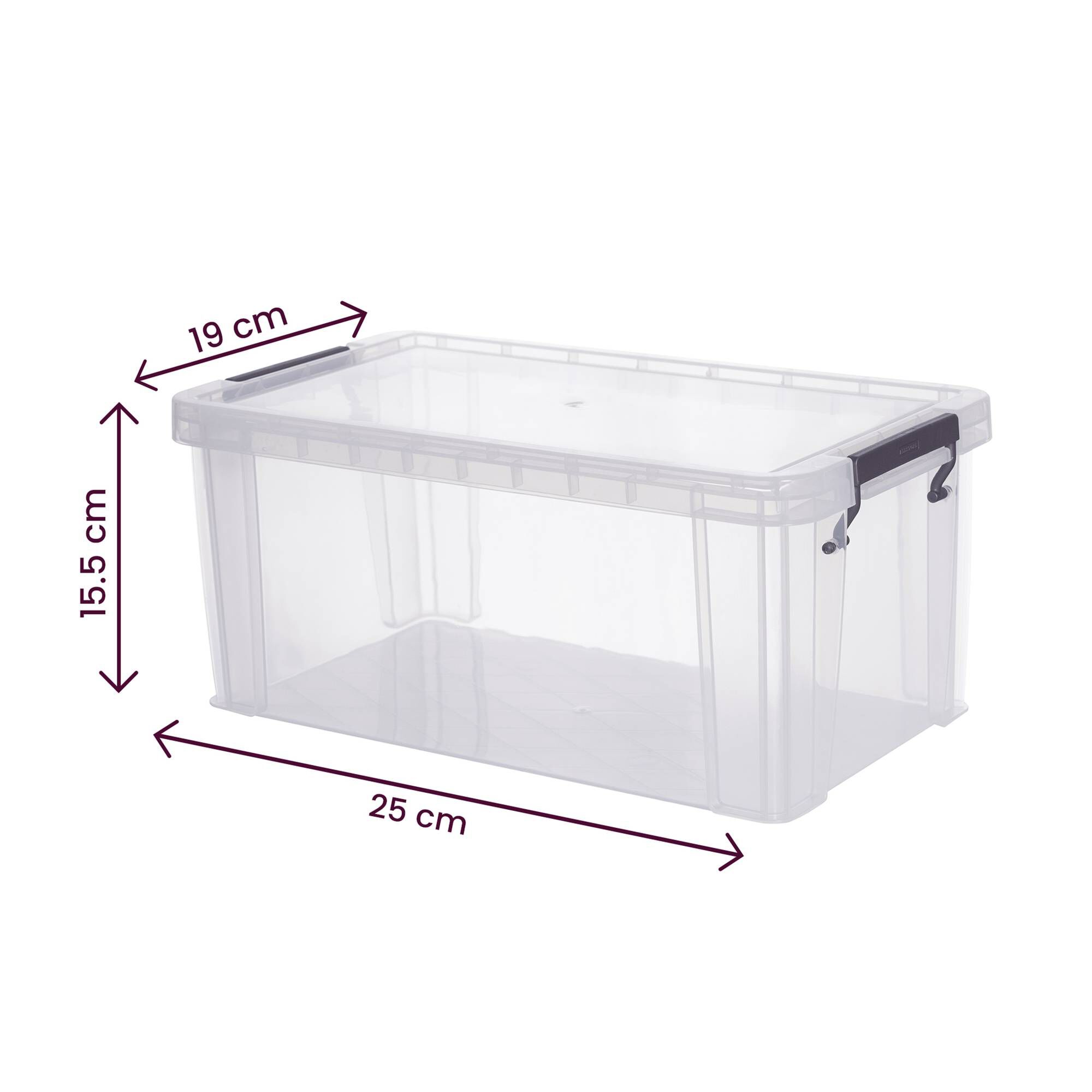Whitefurze Allstore 7.5 Litre Clear Storage Box | Hobbycraft