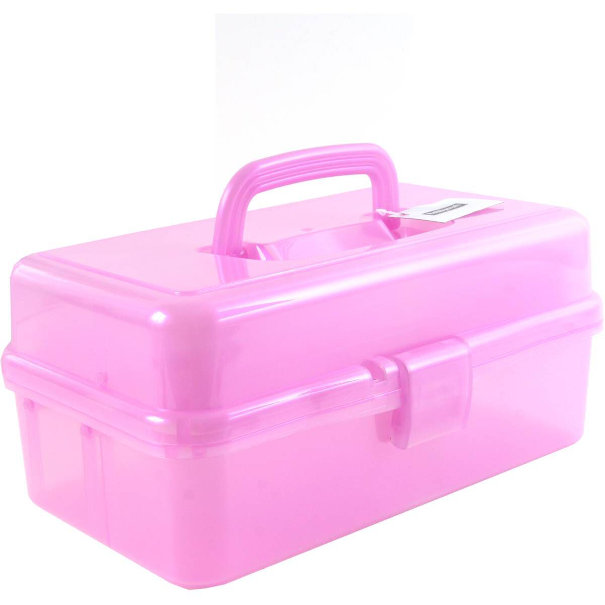 Pale Pink Metallic Caddy 33cm x 20cm x 15cm | Hobbycraft