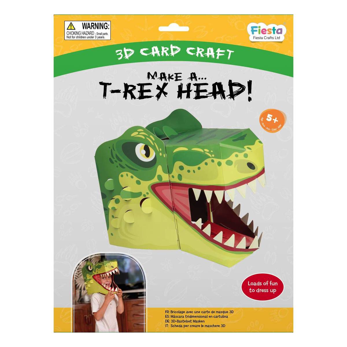 Make a 3D T-Rex Head Mask Kit | Hobbycraft