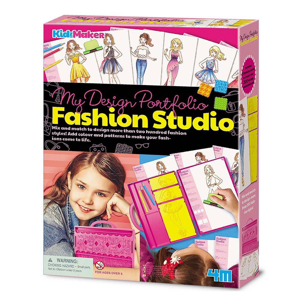 KidzMaker My Design Studio Fashion Studio | Hobbycraft