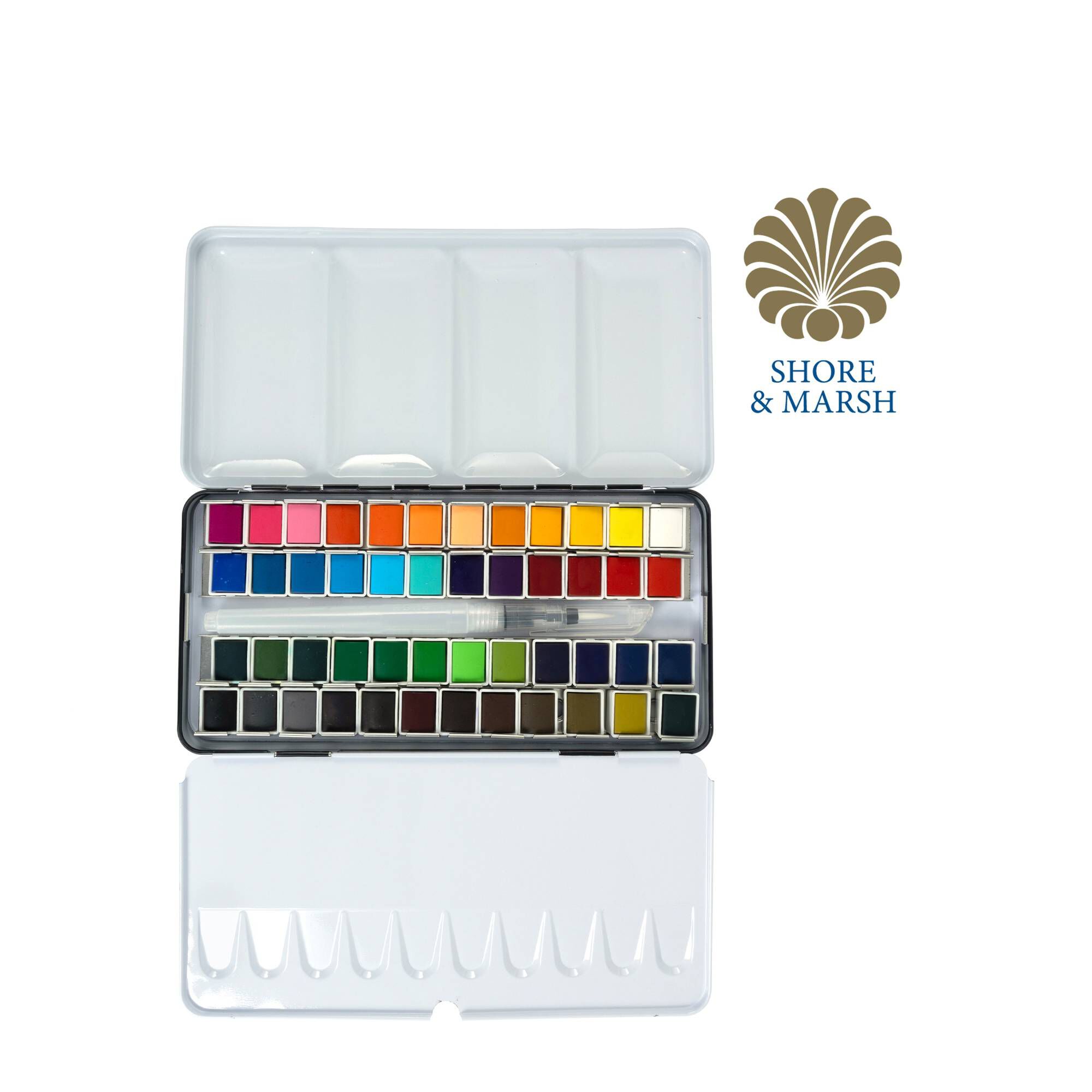 Shore & Marsh Half Pans Watercolour Set 48 Pack | Hobbycraft