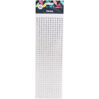 Silver Adhesive Gems 6mm 504 Pack | Hobbycraft
