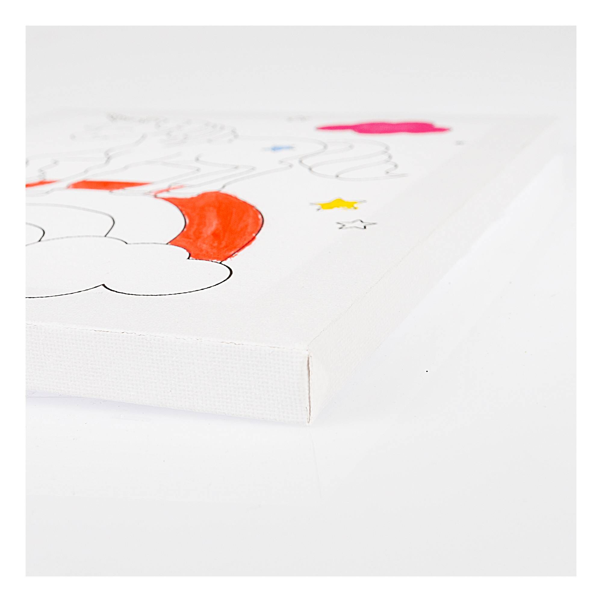 Unicorn Colour-in Canvas | Hobbycraft