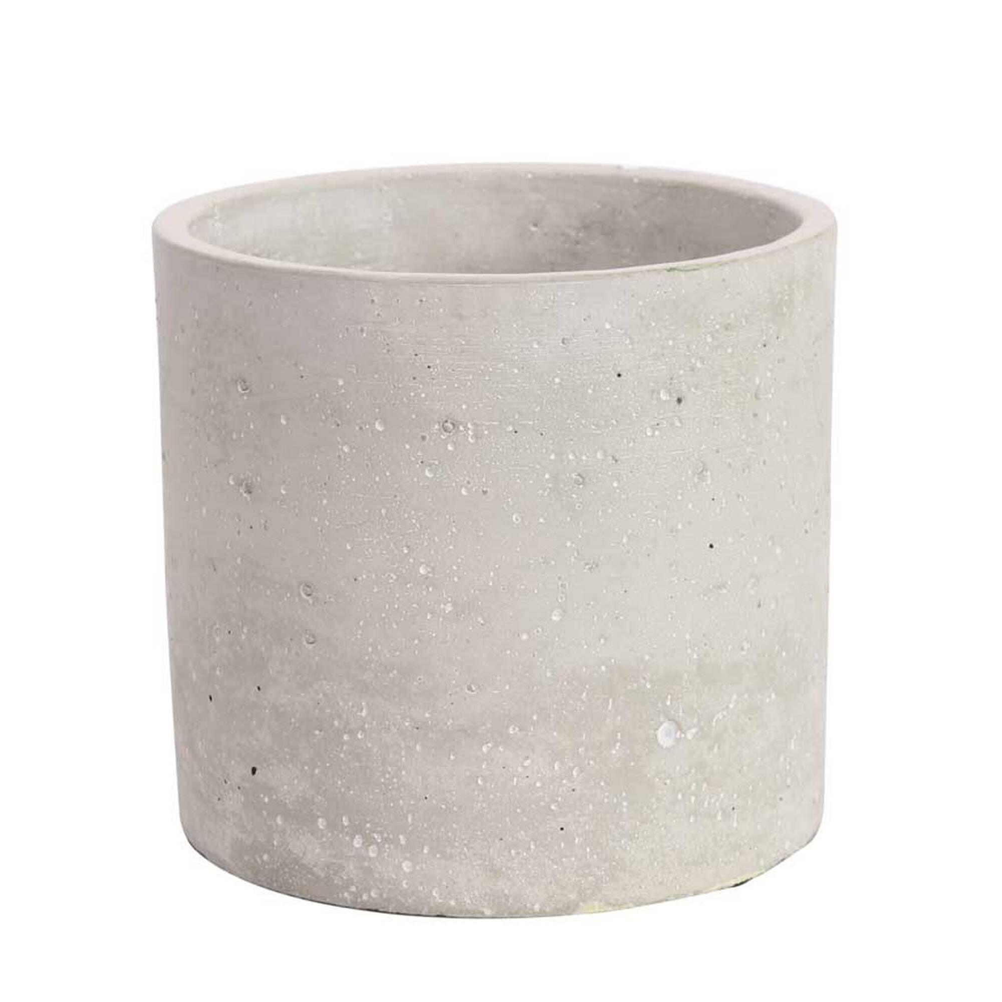 Round Cement Flowerpot 14cm | Hobbycraft
