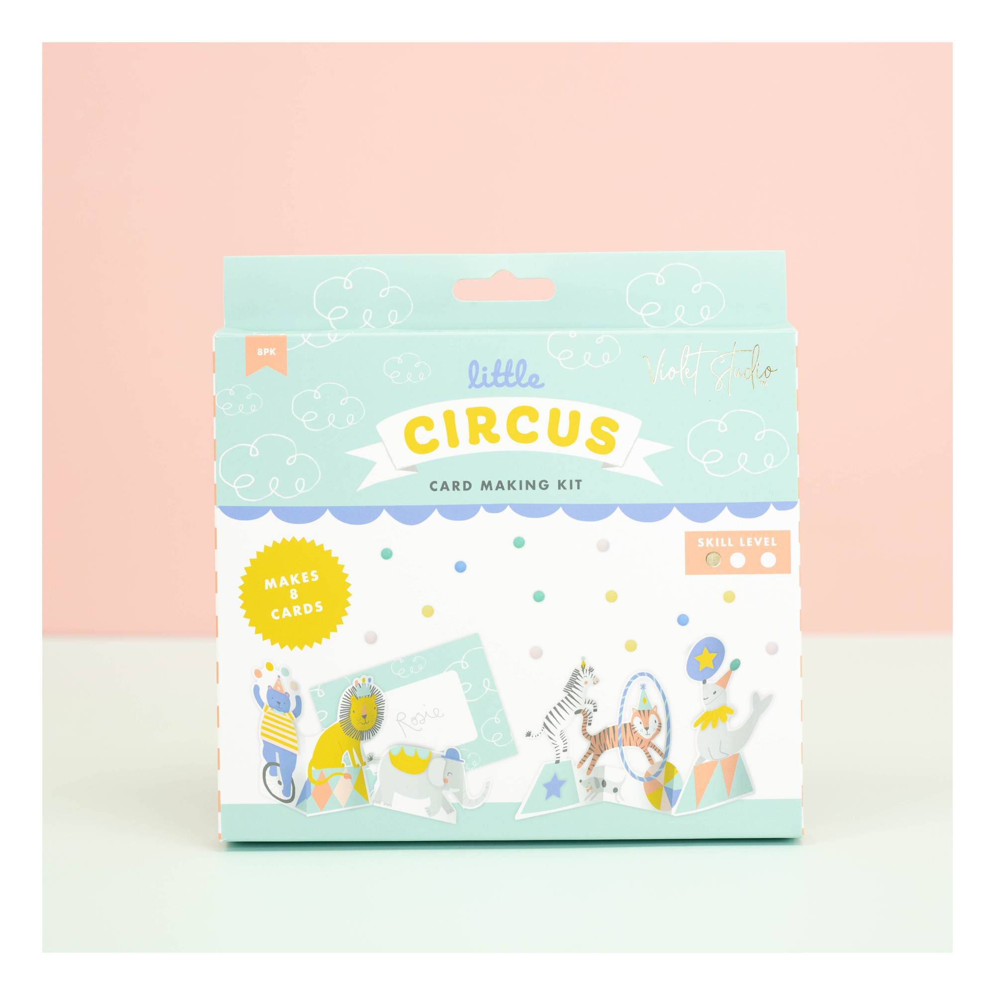 Violet Studio Little Circus Card Making Kit 8 Pack | Hobbycraft