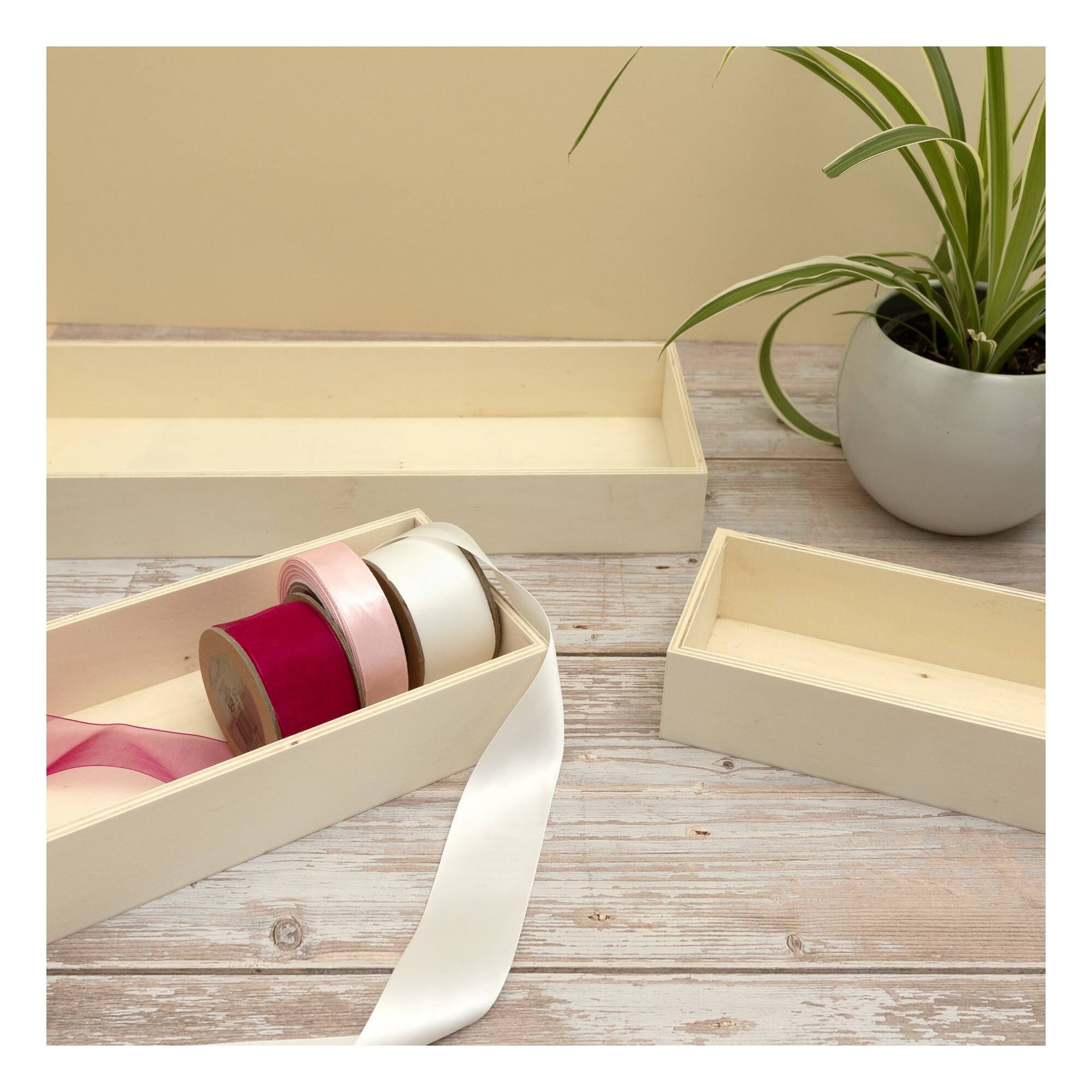 Wooden Trays 3 Pack | Hobbycraft