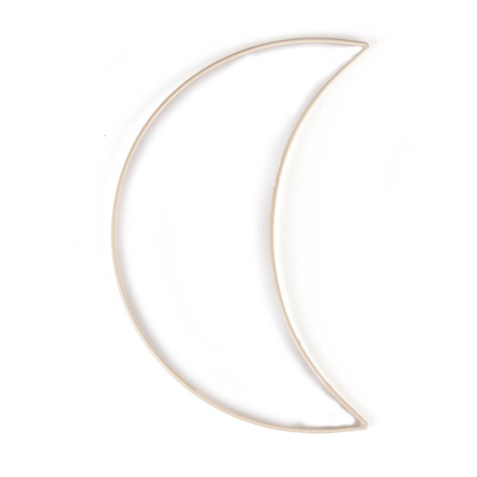 Macramé Metal Moon Frame 30cm | Hobbycraft