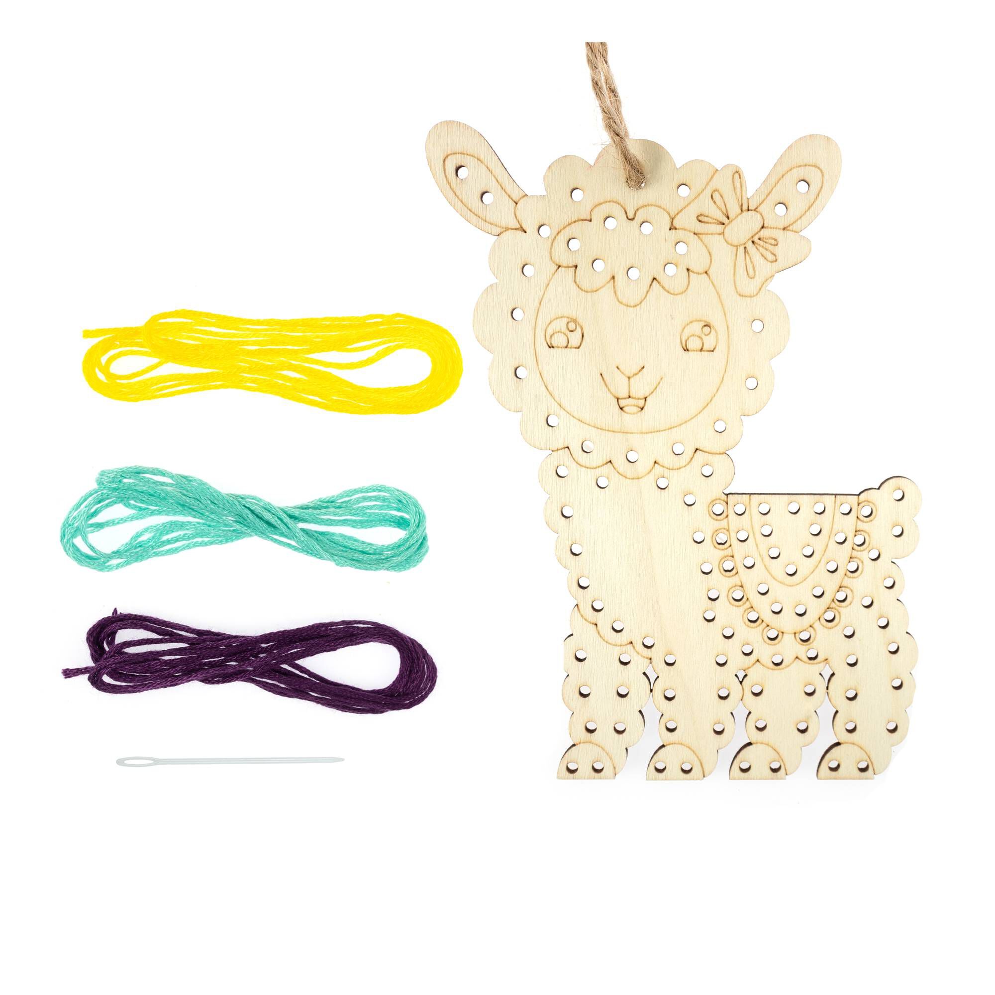 Alpaca Wooden Threading Kit | Hobbycraft