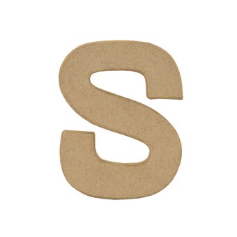 Mini Mache Letter S 10cm | Hobbycraft