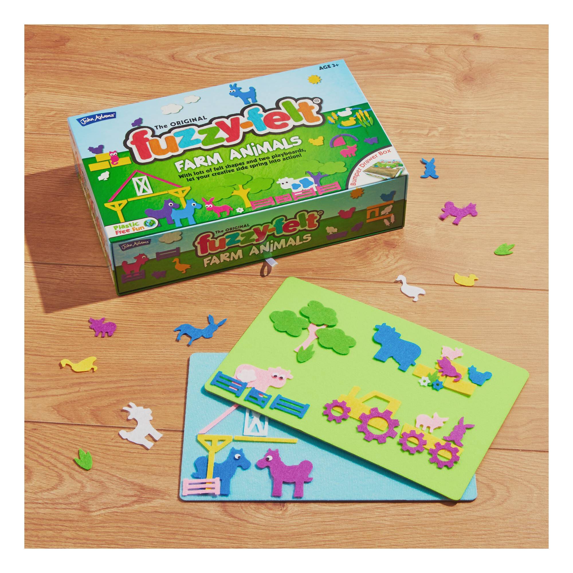 Fuzzy-Felt Farm Animals Drawer Set | Hobbycraft