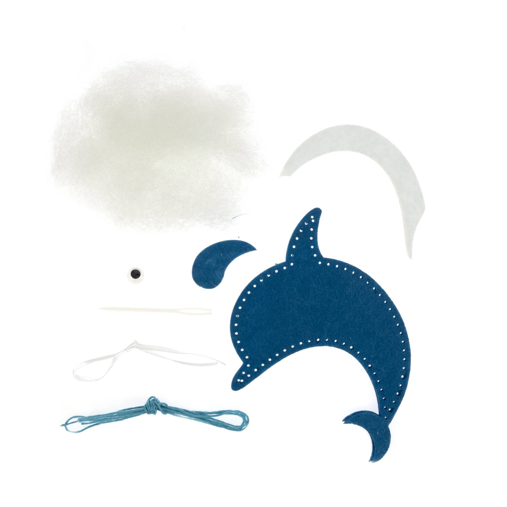 Dolphin Felt Sewing Kit | Hobbycraft