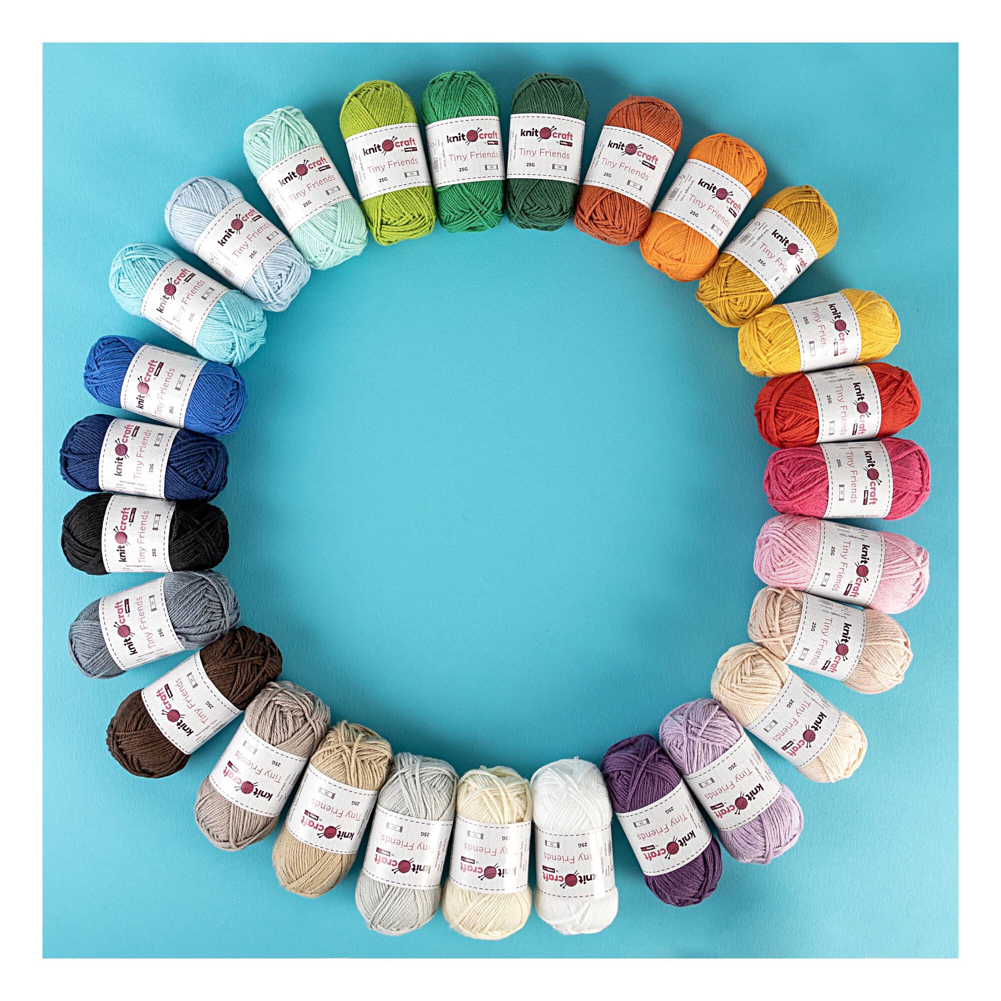 Knitcraft Green Tiny Friends Yarn 25g | Hobbycraft