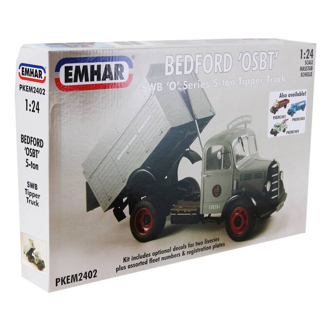 Emhar Bedford O Series SWB Tipper Truck Model Kit 1:24 | Hobbycraft
