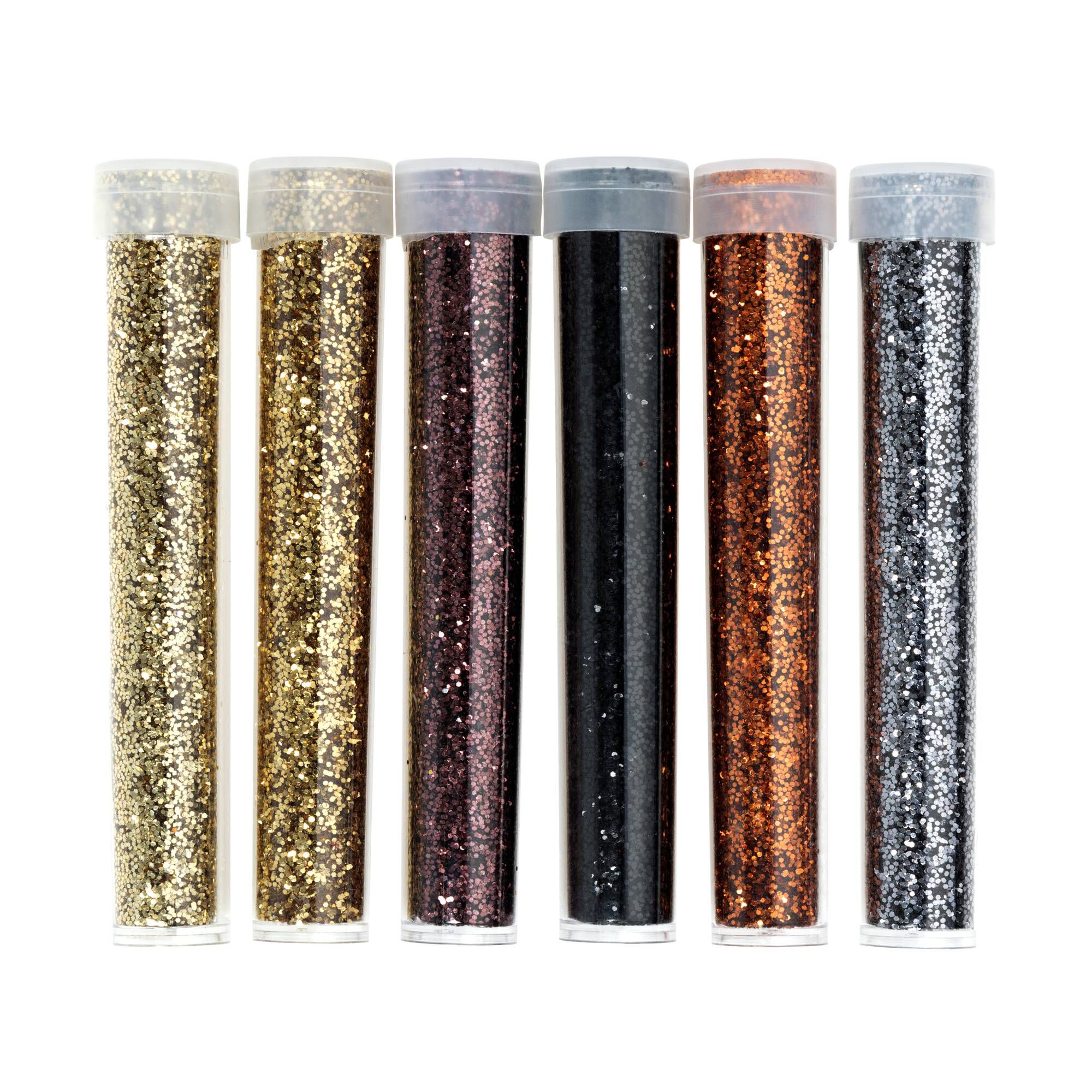 Metallic Biodegradable Glitter Tubes 6g 6 Pack | Hobbycraft