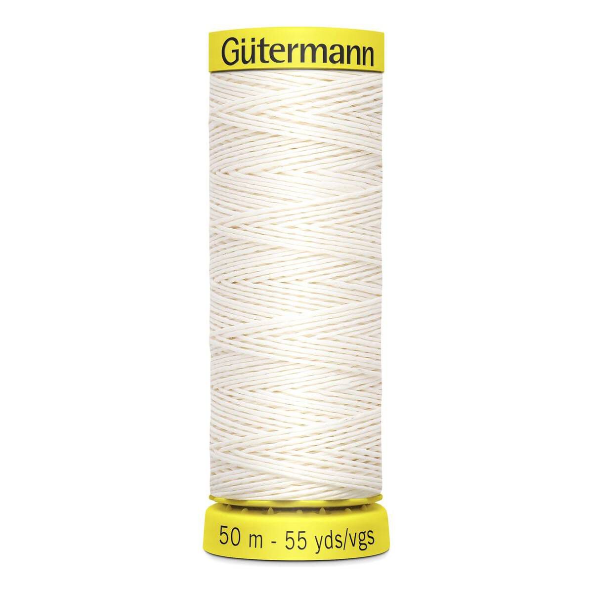 Gutermann White Linen Thread 50m (5129) | Hobbycraft
