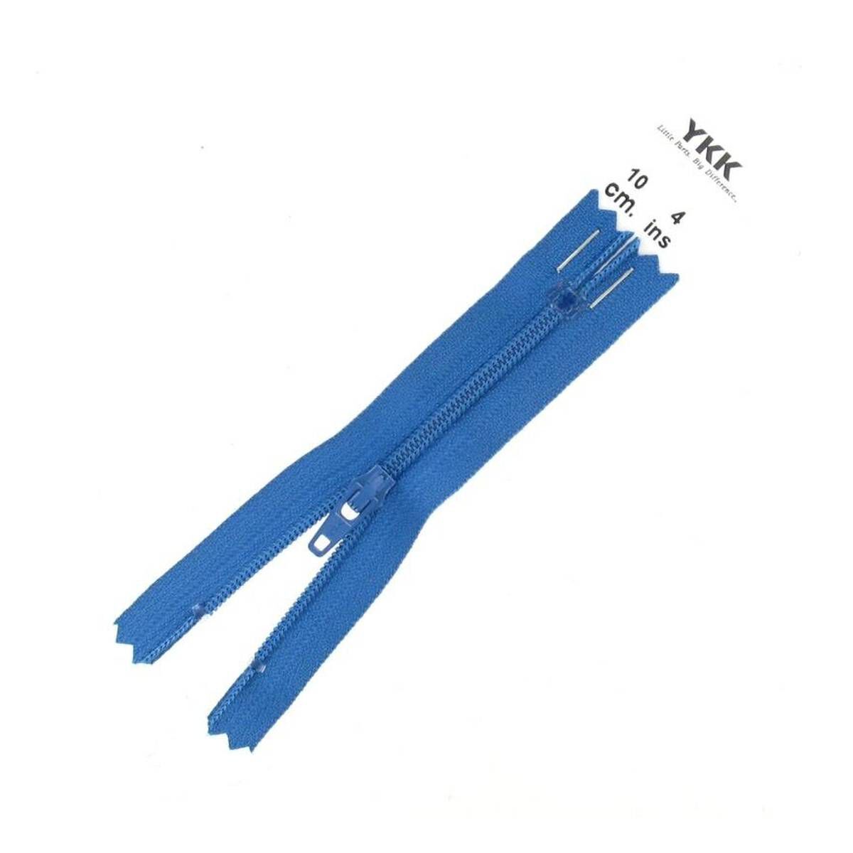 YKK Blue Dress and Skirt Zip 10cm | Hobbycraft