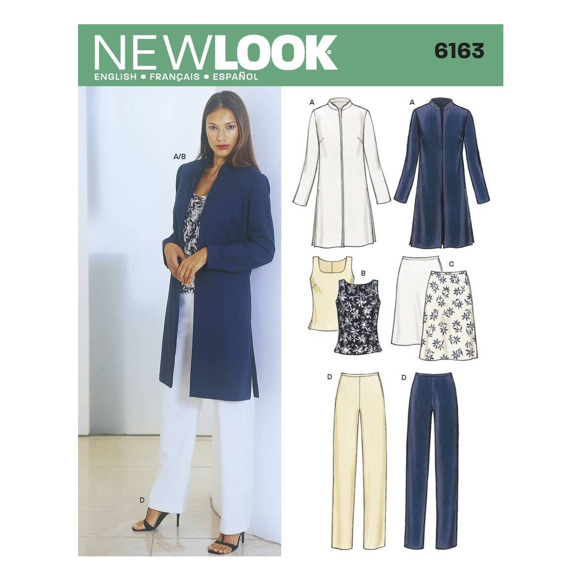 New Look Women's Separates Sewing Pattern 6163 | Hobbycraft