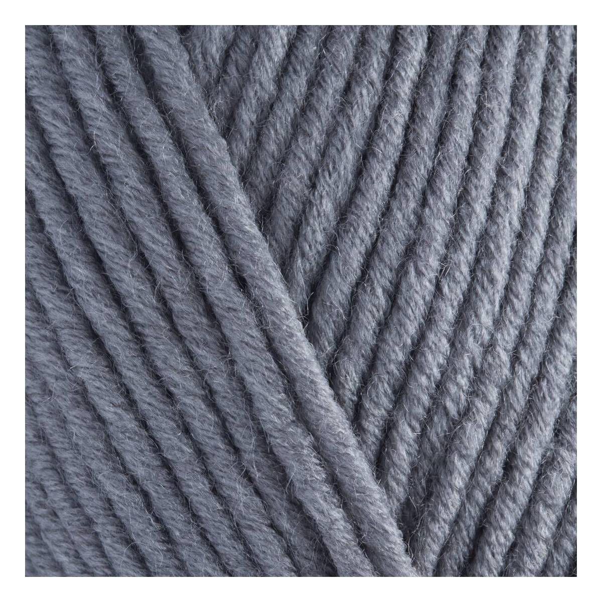 Women’s Institute Grey Soft and Chunky Yarn 100g | Hobbycraft