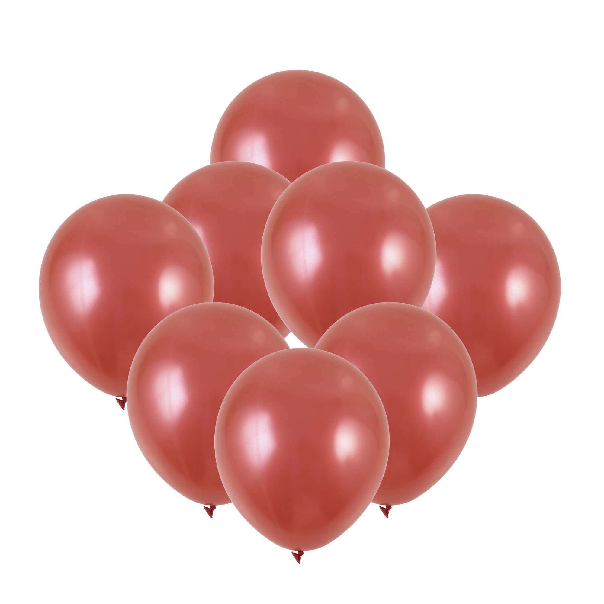Red Pearlised Latex Balloons 8 Pack | Hobbycraft